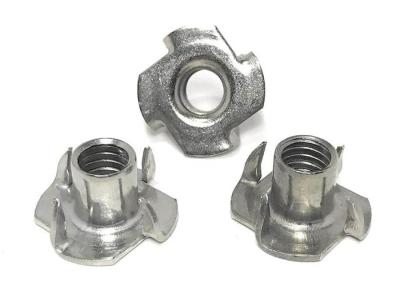 China Stainless Steel SS304 316 316L 4 Claw 4 Prong Furniture Tee Nut DIN1624 for sale