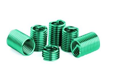 China Green Carbon  steel Wire Thread Insert  Customized Anodizing finishing M12 M16 M18 M20 for sale