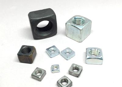 China Grade 8.8 Square Nut Steel Carbon Steel Galvanized White Zinc Plated DIN557 for sale