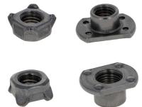 China M3 M4 M6 M8 Weld Nut Carbon Steel Grade 4.8 8.8 12.9 Weld Hexagon Nut Black Oxide Coating for sale