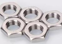 China M5 M6*1mm Left Thread Hex Nut Pitch SUS316L SUS304 SUS316 Stainless Steel DIN 934 for sale