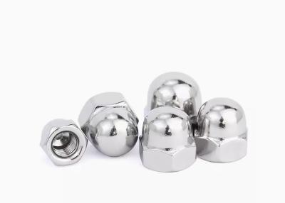 China M18*1.5mm Pitch Hex Dome Cap Nut Stainless Steel A2 A4 304 316 Low Type DIN917 for sale