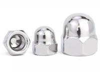 China M6 M8 TC4 Gr2 Gr5 Titanium Alloy Hexagon Hex Domed Cap Nut Color Anodized DIN1587 for sale