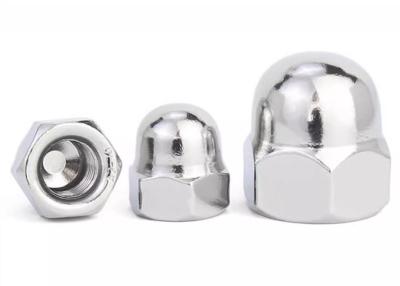 China M6 M8 TC4 Gr2 Gr5 Titanium Alloy Hexagon Hex Domed Cap Nut Color Anodized DIN1587 for sale