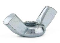 China M6 M10 Class  4.8 12.9 Gal Steel Q235 Edged Square Wing Nut DIN314 for sale