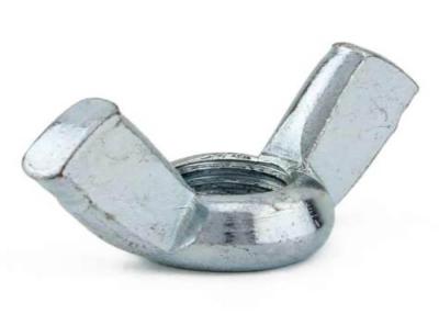 China M6 M10 Class  4.8 12.9 Gal Steel Q235 Edged Square Wing Nut DIN314 for sale