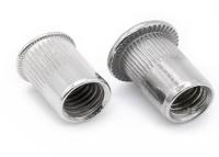 China M8 M10 M12 Passivate Plain SS304  316  316L  Knurled Flat Head Rivet Nut for sale
