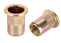 China M10 M12 steel Grade 10.9 12.9 Knurled Body Open End Reduced Flat Small Head Rivet Nut for sale