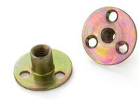 China Aluminium 6063 Zinc Connecting Flange Fastener Three Hole Metal Nut For Connector for sale