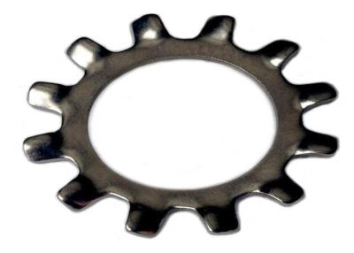 China Grade 4.8 8.8 Black Oxide Cadmium Plated Serrated Lock Washer With External Teeth DIN6798 for sale