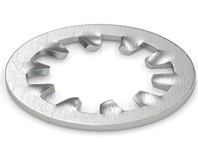 China Carbon Steel Grade 10.9 12.9 Zinc Plated Zp Serrated Lock Washer With Internal Teeth DIN6797 for sale