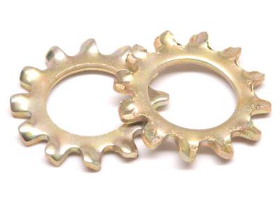 China Brass Bronze Copper Alloy H59 H62 Nickel Tin Plated Serrated Lock Washer With External Teeth for sale