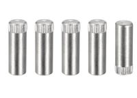 China Aluminum AL 6061 7075 Plain Finished External Thread Round Dowel Parallel Pin DIN427 for sale