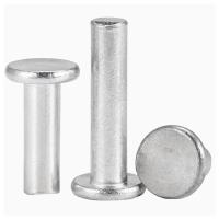 China 7/8 1 3/16 Stainless steel Flat head solid rivet SUS304 SUS316 A2-70 Customized different size for sale