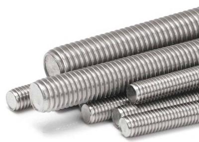 China M2 M3 M6 Carbon Steel  4.8 8.8 10.9 12.9  Metal Bolt Stud bolt  Zinc plated white blue  DIN975 for sale