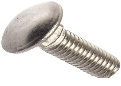 China M5 304 SS A2-70 METAL BOLT Carriage Bolt Passivated Round Head Square Neck for sale