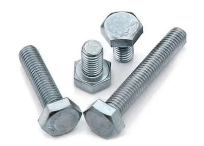 China Zinc plated Anti corrostion metal hex Bolt Carbon steel Blue yellow color plated Metric for sale