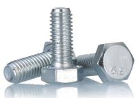 China Galvanized plated metal bolt carbon steel grade 8.8 10.9 hexagonal design for torque transmission and multi angle assembly for sale