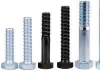 China High strengthen metal bolt carbon steel grade 8.8 10.9 Galvanized plated Black color for sale