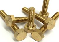 China Copper plated Yellow High strengthen metal bolt carbon steel grade 8.8 10.9 Galvanized plated for sale