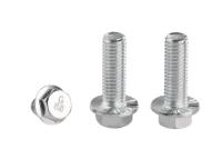 China M6 Galvanized Steel B7M METAL BOLT Hexagon Head Flange Bolt DIN6921 for sale