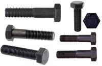 China Black Oxide Grade 5 Hex Metal HexagonBolt Carbon steel Hot Dip ANSI/ASME B18.2.1 Black color for sale