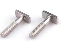 China M7 Customized Metal T Bolts 1.4462  2205 A2 ASTM B8 B8M INOX 304 Thin Flat Head for sale