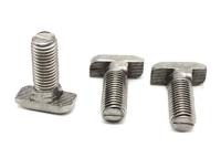 China M36  M42 Stainless Steel Passivation Polished Square Neck T Head Metal Bolt DIN186 for sale