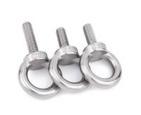 China M20 M22 M24 Customized Plain Stainless Steel SUS 304 316 316L METAL BOLT Lifting Eye Bolt DIN580 for sale