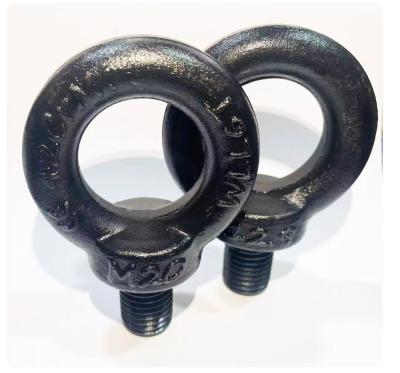 China M33 M42 Phosphated Blackening ASTM A193 Grade B7/B7M METAL BOLT Lifting Eye Bolt DIN580 for sale