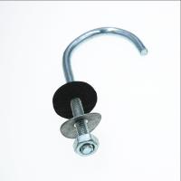 China 7-shaped L-shaped embedded anchor bolts, steel hot-dip galvanized/zinc 8.8 grade M8-M30 for sale