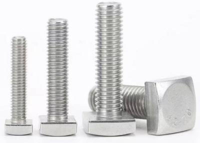 China SUPER DUPLEX SS 2205 2507 A286 904L Stainless Steel Passivation Polished Square Head Bolt  Metal Bolt for sale