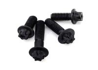 China Carbon Steel Iron Black Oxide Gr10.9 Metal Bolts With External Hexalobular Small Flange DIN 34800 for sale