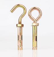 China Carbon Steel Grade 4.8 8.8 10.9 12.9  METAL BOLT Zinc Plated Hook Anchor Bolt for sale