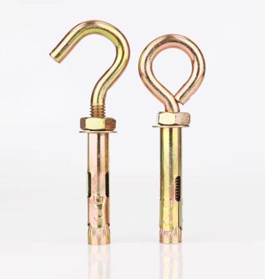 China Carbon Steel Grade 4.8 8.8 10.9 12.9  METAL BOLT Zinc Plated Hook Anchor Bolt for sale
