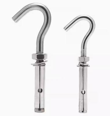 China Stainless Steel AISI A2-70 ASTM A4-80 ASME A2-80 ANSI A4-70 METAL BOLT Hook Anchor for sale
