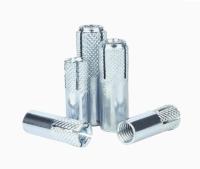 China M8 M10 M14 METAL BOLT Galvanized Carbon Steel Grade Class 4.8 8.8 10.9 12.9 Blue Zinc Plating Drop in Anchor Expansion Bolt for sale