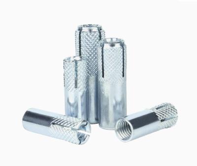 China M8 M10 M14 METAL BOLT Galvanized Carbon Steel Grade Class 4.8 8.8 10.9 12.9 Blue Zinc Plating Drop in Anchor Expansion Bolt for sale