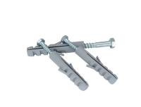 China M8 M10 Blue Red Color Fish Shape Nylon Plastic Expansion Anchor Bolt for sale