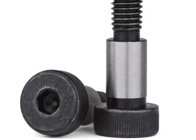 China 5/8-11 Grade 8 Carbon Steel Automotive Shoulder metal Bolt High Tensile Black plain for sale