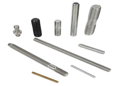 China OEM Stainless Steel SS316 SS316L 410 A2 A4 Plain Polished Full Thread Stud Metal Bolt With Hole DIN976 DIN938 for sale