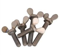 China Metal Bolt Gr2 Gr5  Titanium Anodized Butterfly Round Wing Bolt With  DIN316 for sale
