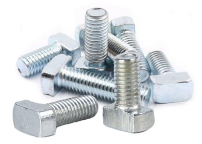 China Customized  4.8 8.8 10.9 12.9  Carbon Steel Zinc plated Dacromet T Head Bolt Metal Bolt for sale