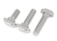 China Stainless Steel A193 A914 B8  SUS 304 316 Metal Bolt Square Neck T Type Bolt Customized for sale