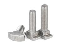 China High Strength A2-70 A2-80 A4-70 A4-80 18-8 Stainless Steel  Metal Bolt Square Neck T Type Bolt for sale