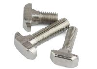 China M6 M8 M16 Stainless Steel   Metal Bolt  Square Neck T Type Bolt Customized   SS316 SS304 SS316L for sale