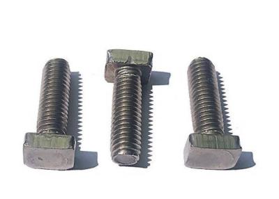 China High Strength Fastener  M6 M8 M10 M16  stainless steel Aluminum Metal Bolt  Square Head T Bolt for sale