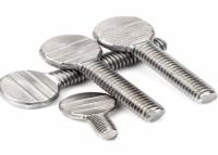 China SS304 M5 Thumb Metal Screw Food Processing Mirror Polished Sanitary Equipment for sale