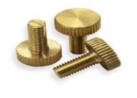 China 1018 Steel M8 Thumb Metal Screw Automotive Sector Yellow color Coated Assembly for sale