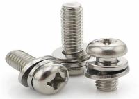 China M6 M8 M10 Hexagon Hex Socket Button Head METAL Screw Assembled With Washer 304 316 316L for sale
